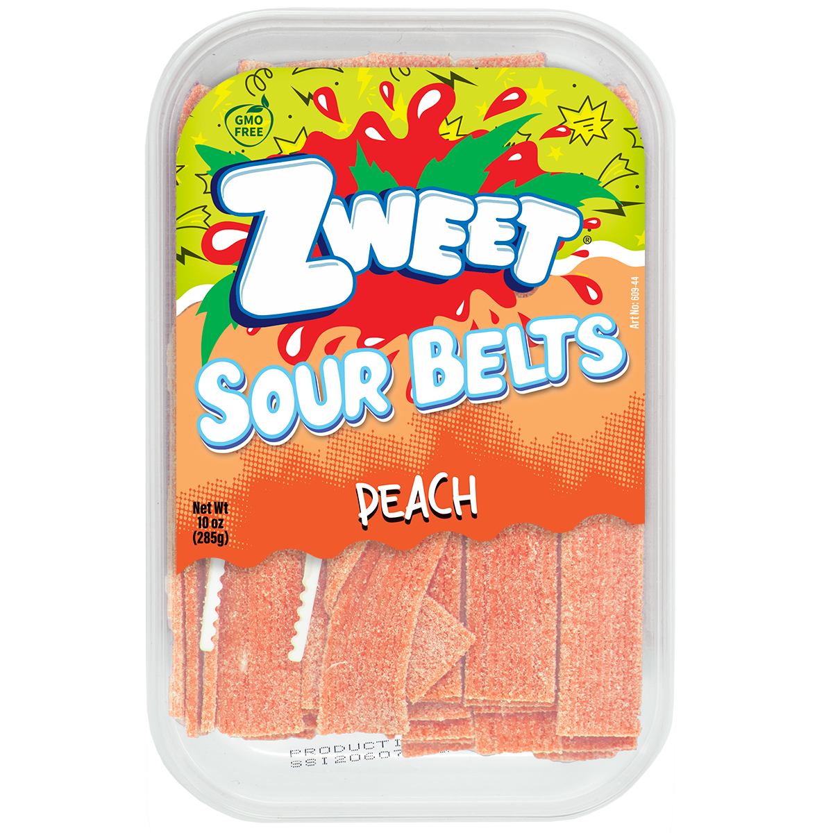 Sour Peach Belts | Zweet | 10 oz – S101