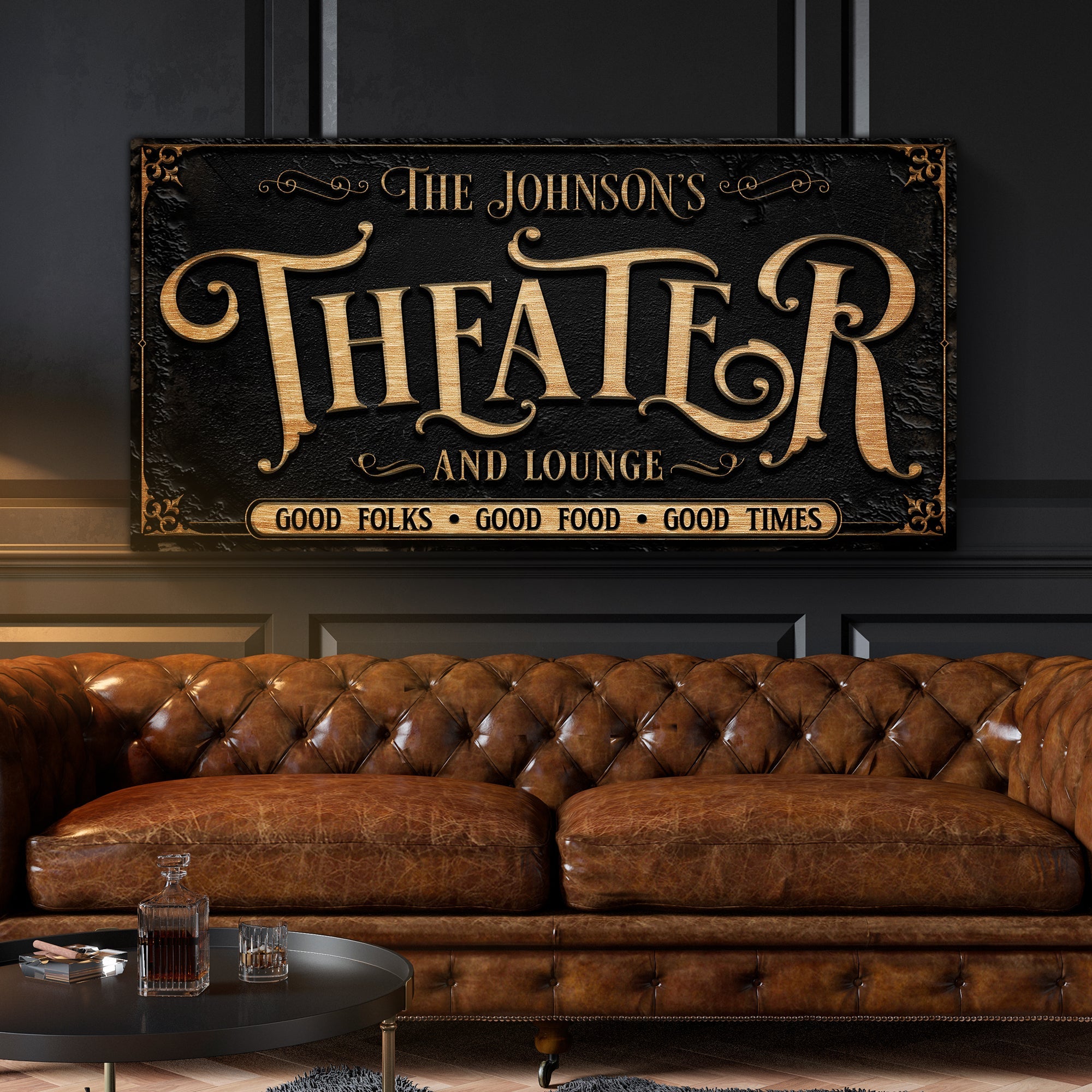 Personalized Theater Sign III – S101