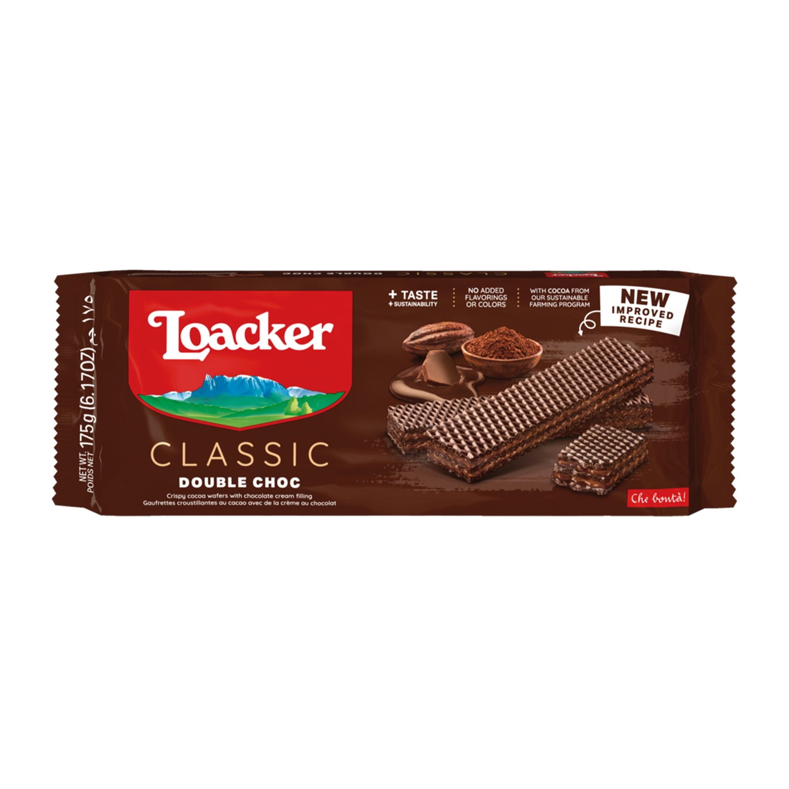 Loacker Dbl ChcL Wafers 175G – S101
