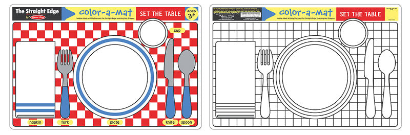 Set the Table Color-A-Mat – S101