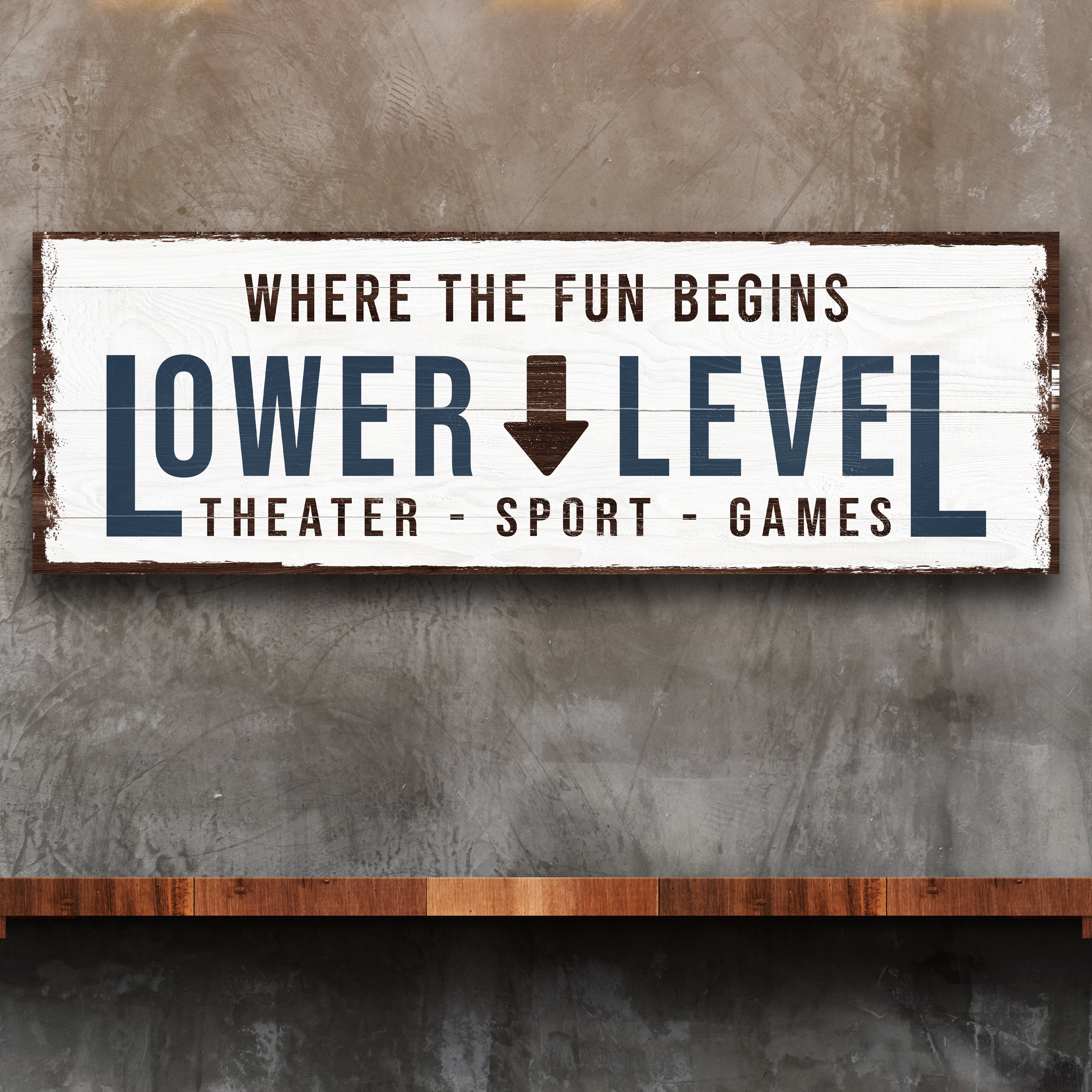 Lower Level Sign III – S101