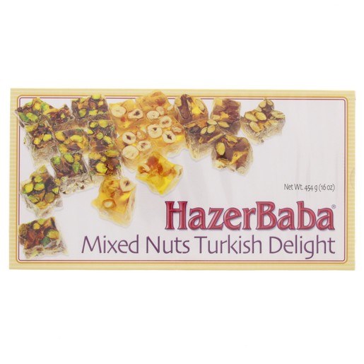 Hazerbaba Mix Nuts Turkish Delight 454G – S101