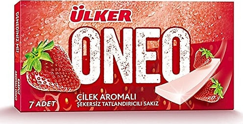 Ulker Oneo Slim Strawberry Gum 14G – S101